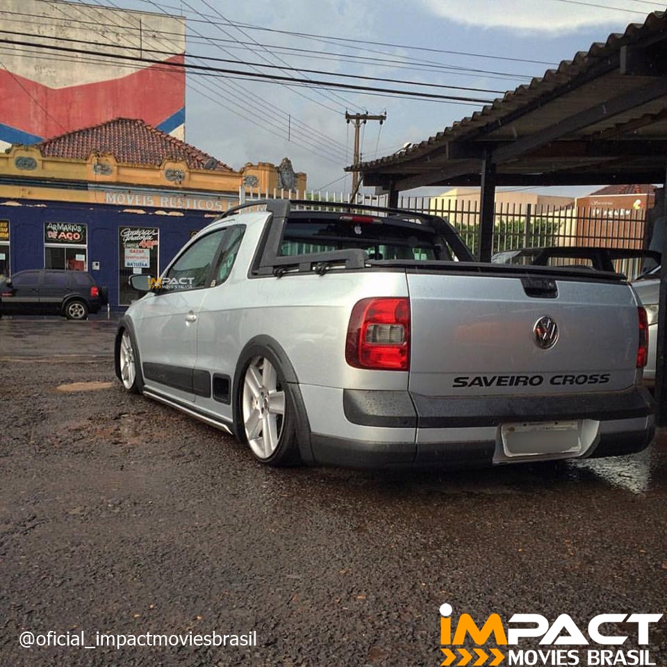 VW Saveiro G5 Cross Com Rodas Volcano V80 Aro 18 Fixa - Impact-Movies ...