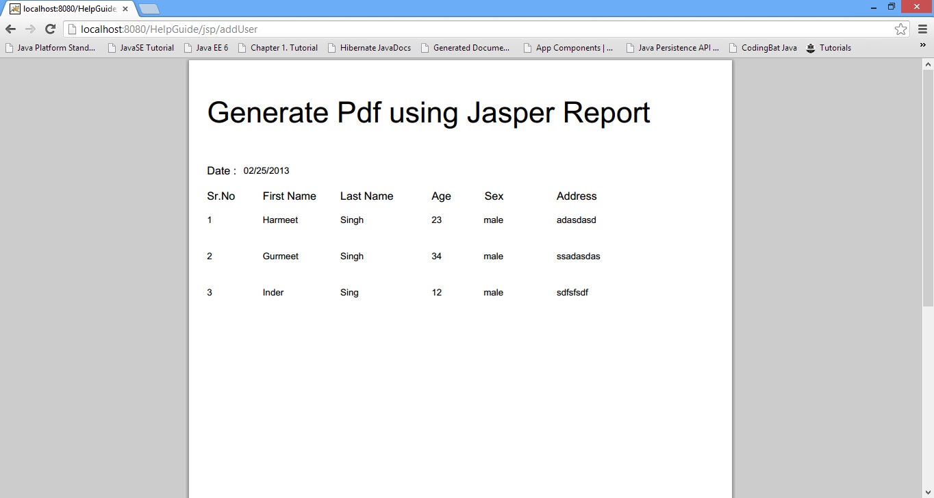 Harmeet Singh(Taara): Generate PDF using Jasper Reports and IReport Harmeet Singh(Taara): Generate PDF using Jasper Reports and IReport