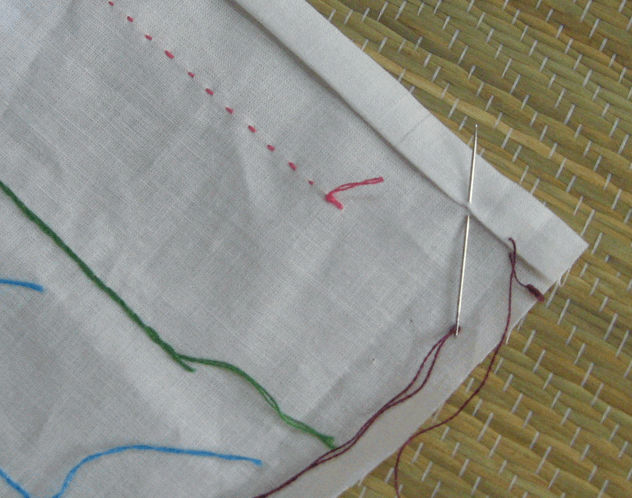 Basics of Free Hand Embroidery: Hemming