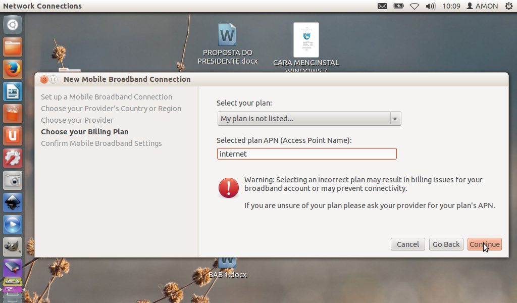 WELCOME TO MY BLOG: Lalaok Configura Modem Timor Telecom Iha Ubuntu 12.4