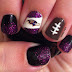 Miscellaneous Manicures: Baltimore Ravens Nails - Week 2 - Ravens vs ...
