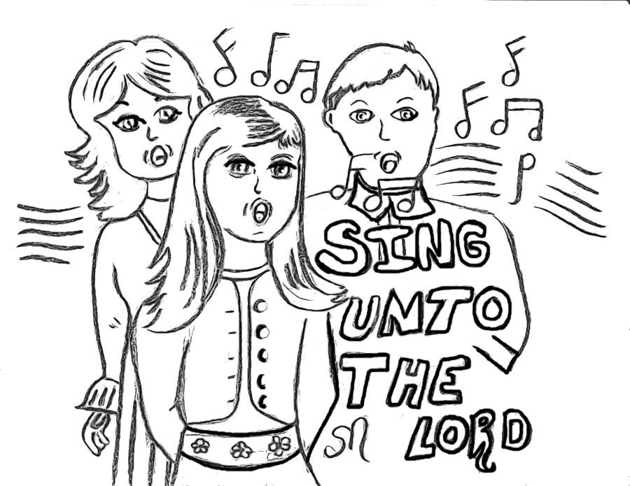 Make A Joyful Noise Unto The Lord Coloring Pages Coloring Pages