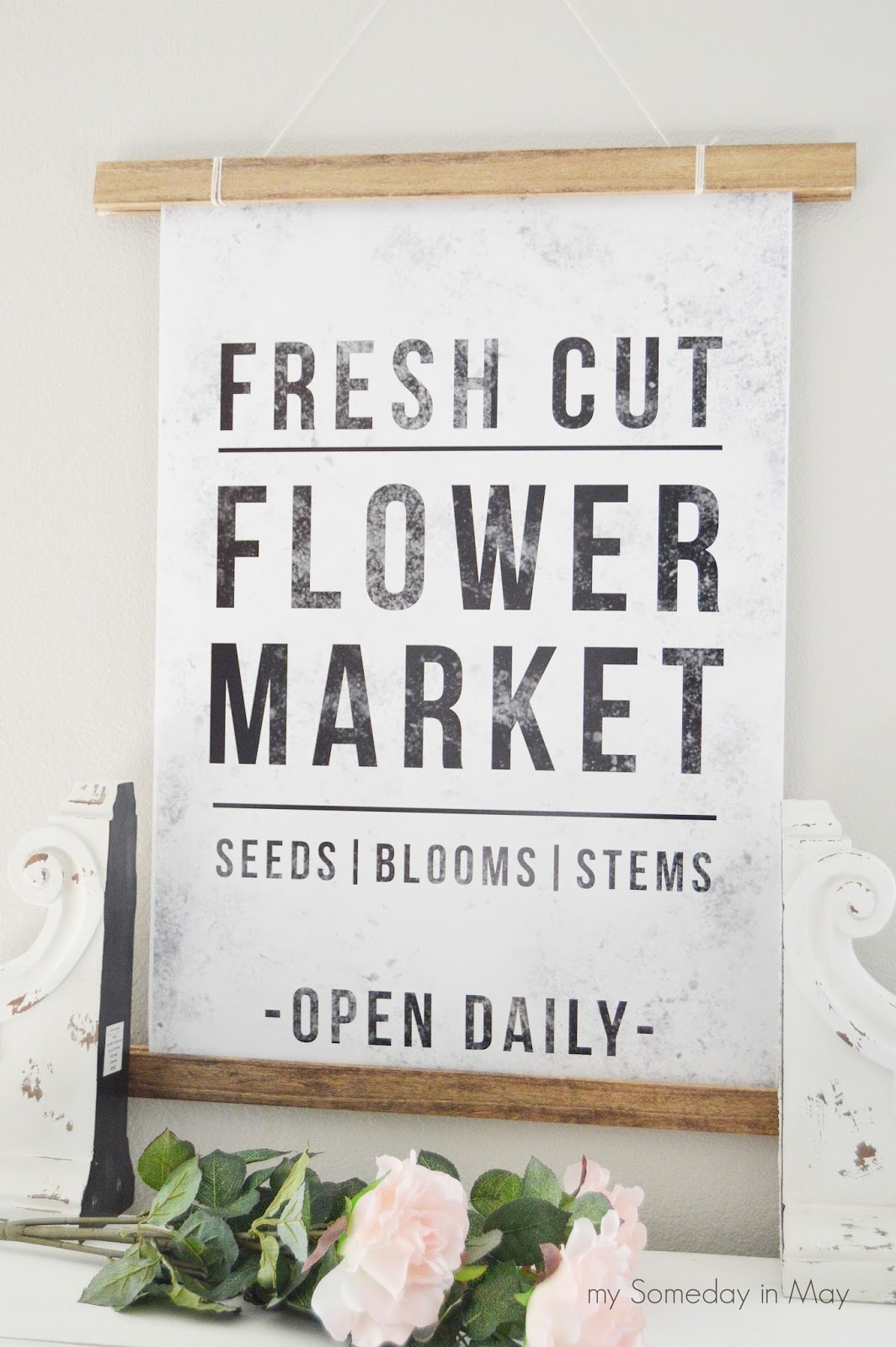 Flower Market Free Printable - My Someday in May