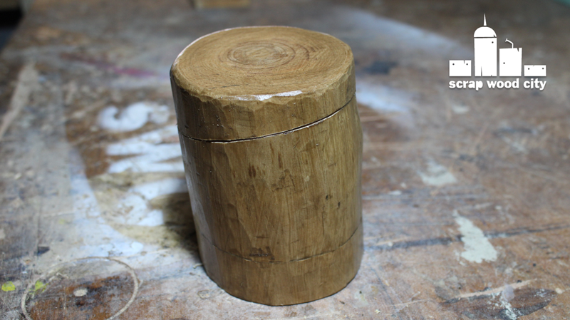 scrap wood city: Another DIY log box