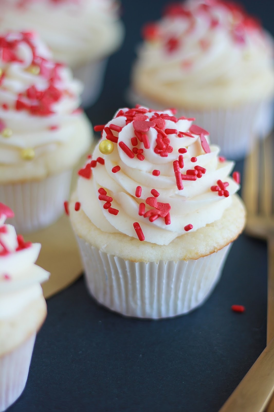Valentine's Day Cupcakes - Heart Inside Cupcakes