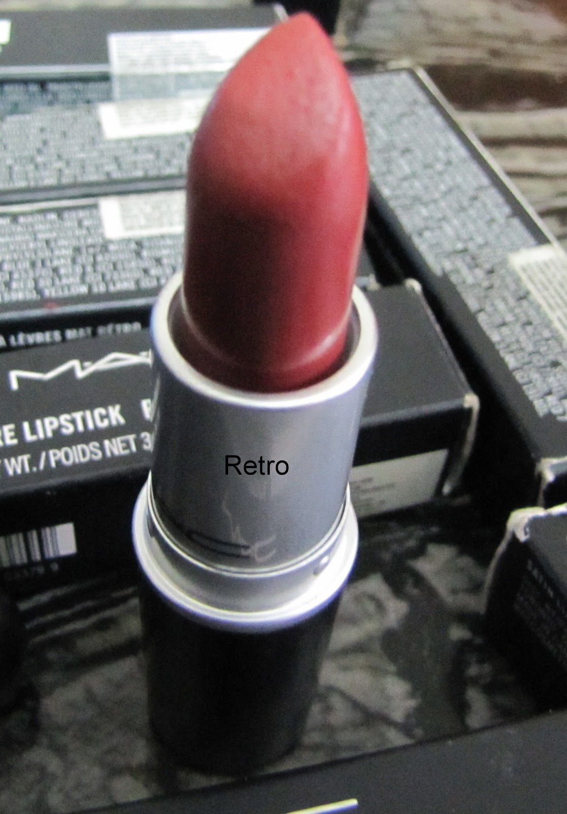 MAC Satin Lipstick In Retro - Review