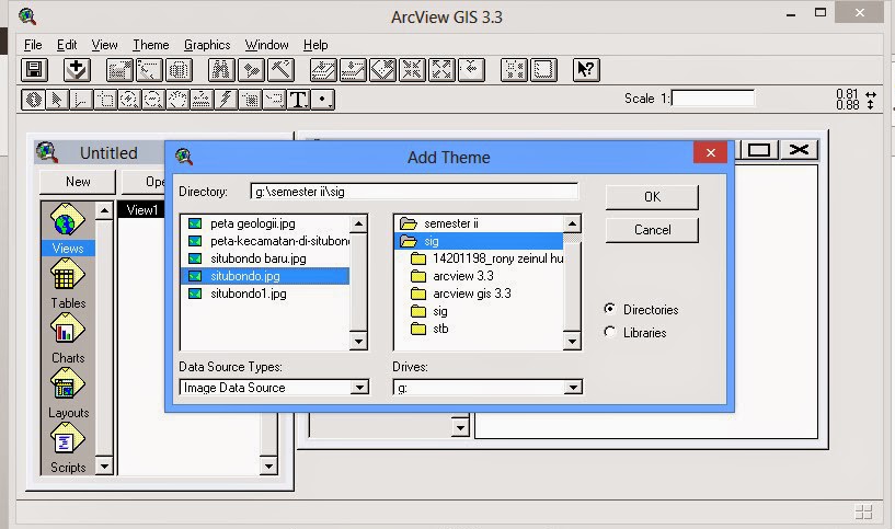 Tutorial ArcView Sederhana: Tutorial ArcView