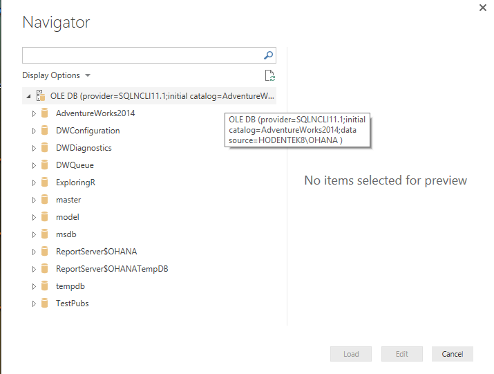 HodentekHelp: How do you use OLE DB connectivity in Power BI?