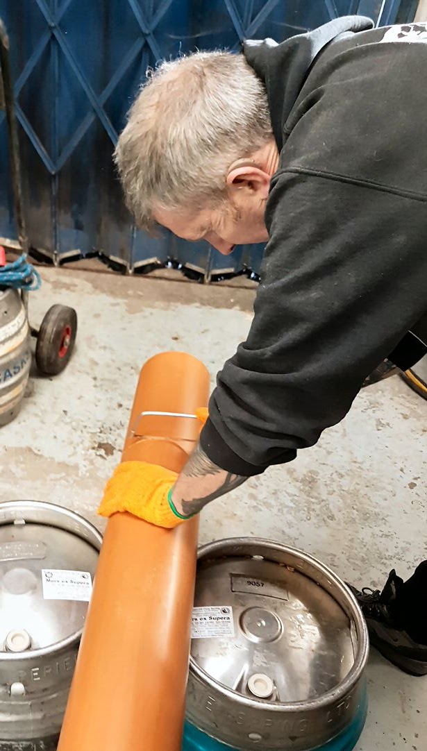 Hopcraft Brewing: New grain hopper, chute and hydrator installed