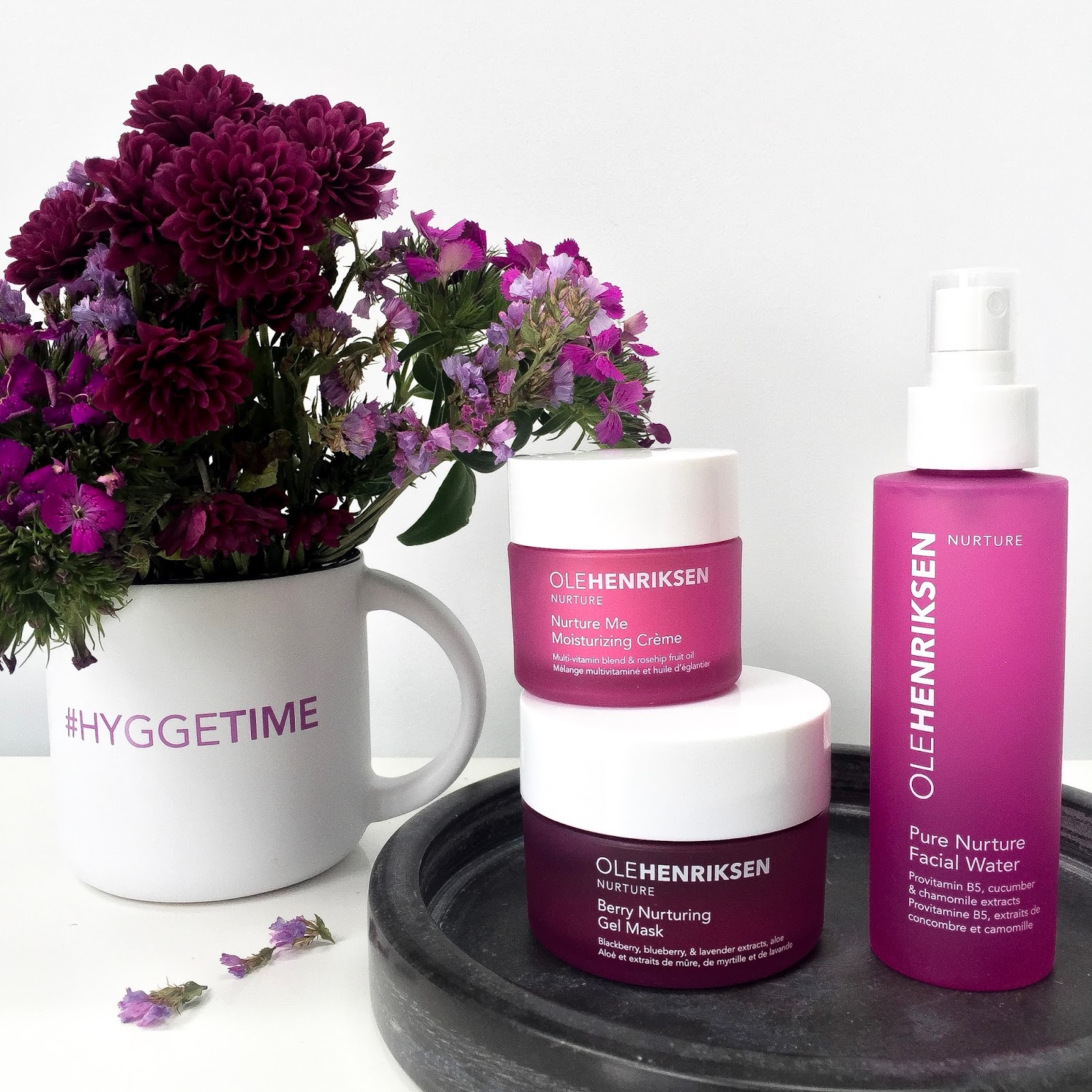 OLE HENRIKSEN BERRY NURTURING GEL MASK, NURTURE ME CREME AND PURE ...