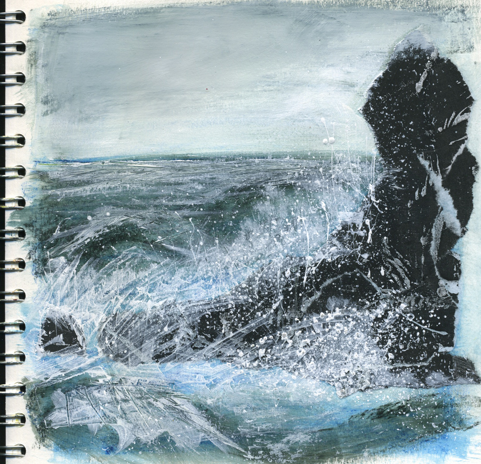 Michèle Brown Artist - The Old Cells Studio: Sea Sketch