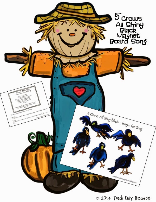 Teach Easy Resources: Fall Bulletin Board Idea and Free Crow Template
