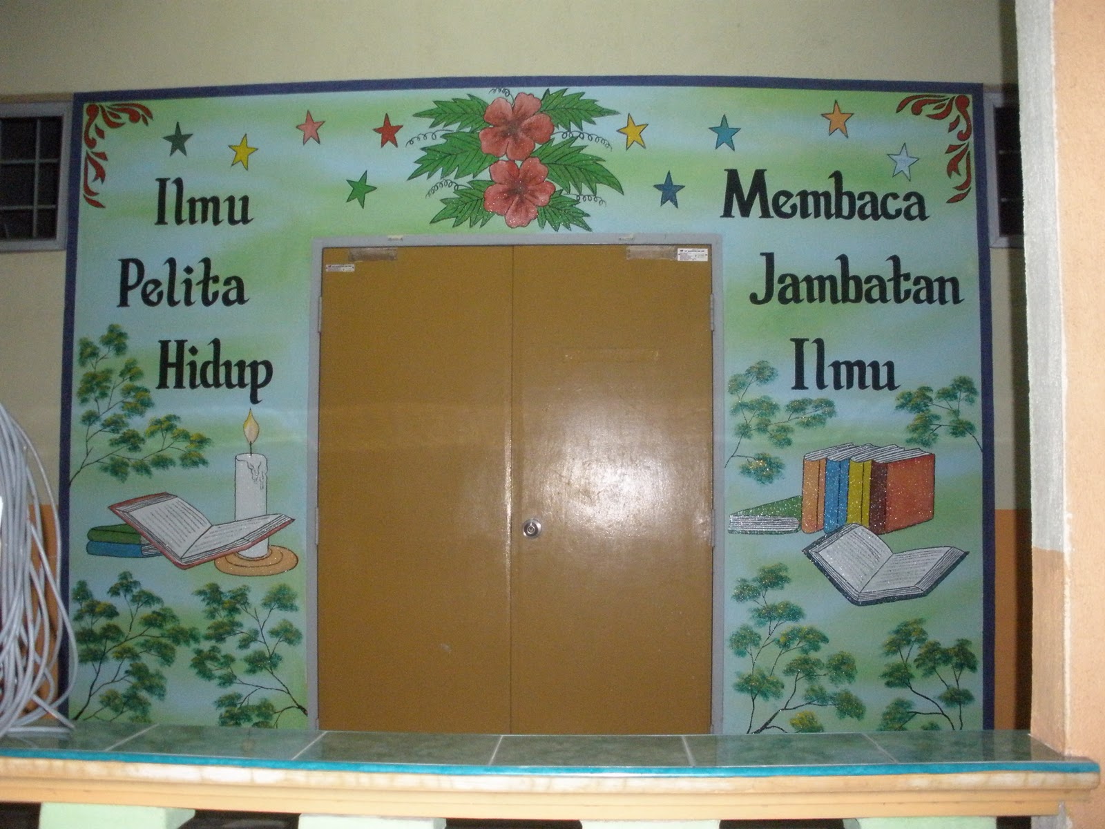 MURAL ART CETUSAN IDEA: SAMPLE IMAGE MURAL ( LOGO, VISI - MISI ...