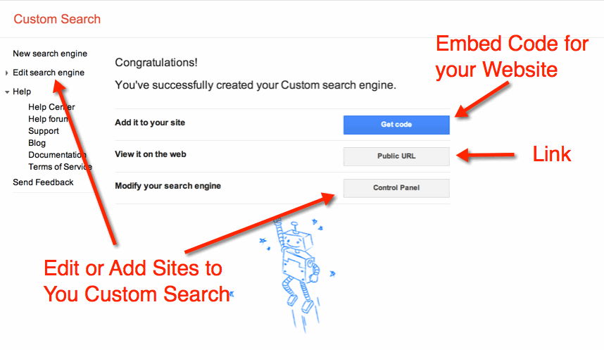 Moving Forward: Creating a Google Custom Search Engine