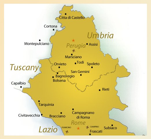 Mappa di Italia
