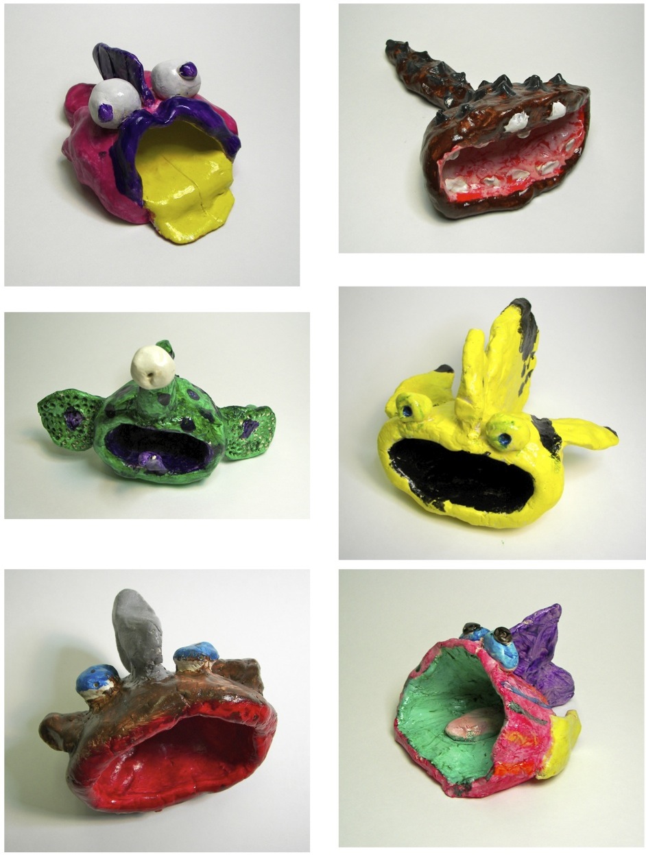 The Rolling Artroom: Pinch Pot Fish 4th-6th Grade