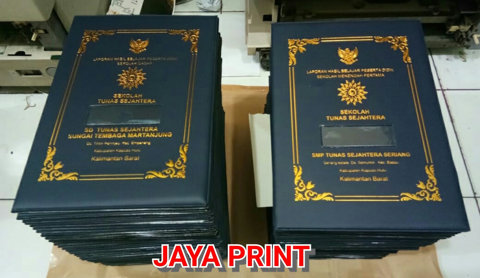 JAYA PRINT: Percetakan Map Raport dan Map Ijazah di Landak