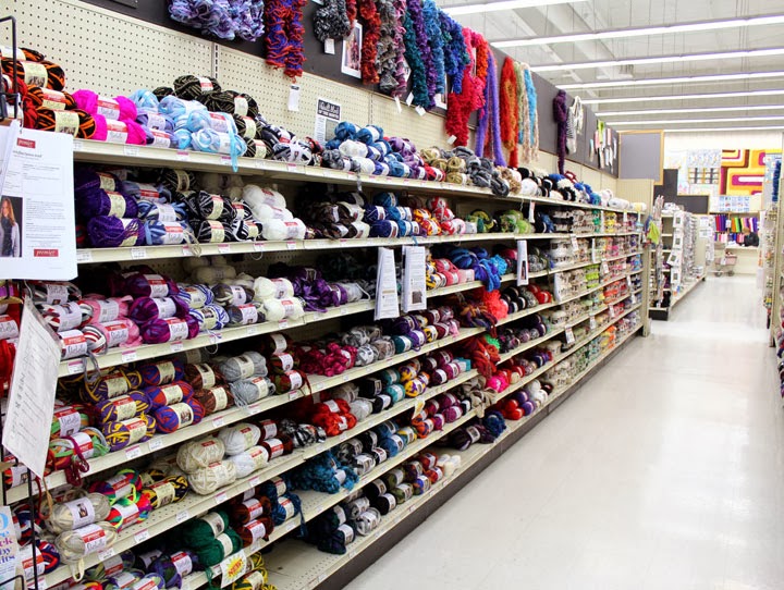 Crafts Direct Blog: Crafts Direct Tour: Yarn Aisles.