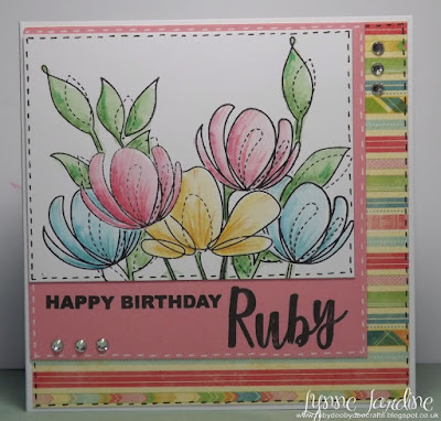 Ruby-Dooby-Doo Crafts: Ruby's birthday card