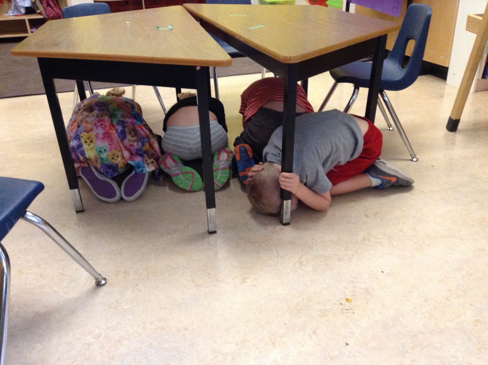 Ms Spofforth's Kindergarten: Earthquake Drill #2 and Pumpkins