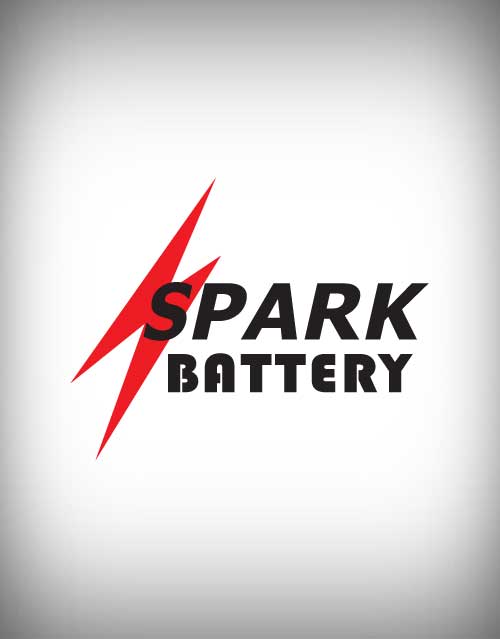 spark battery vector logo