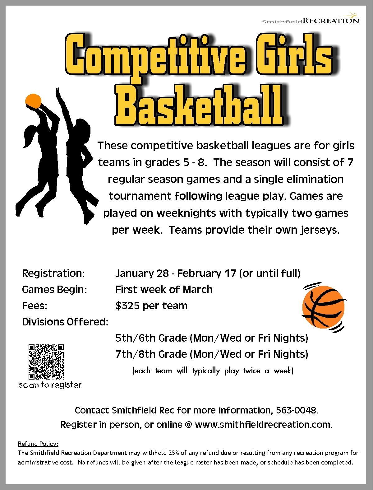 Smithfield Recreation Center: Spring Sports Sign-ups