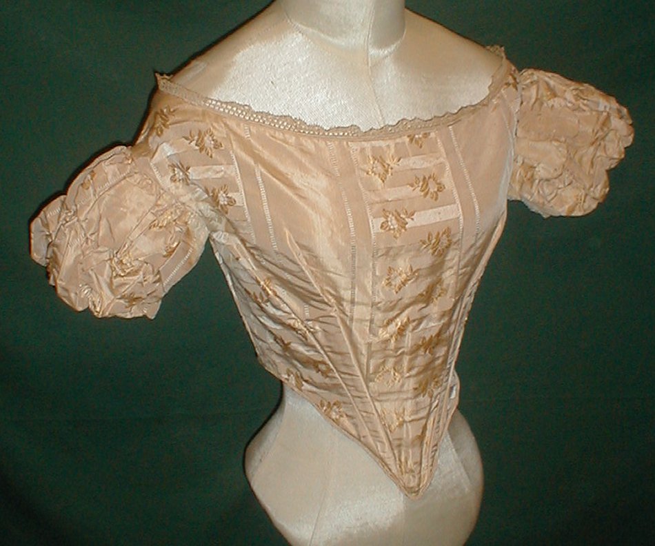 All The Pretty Dresses: 1850's Wedding Bodice