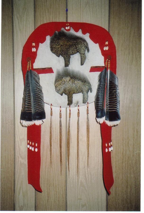 BUFFALO MOON ART: WAR SHIELDS OR MEDICINE SHIELDS