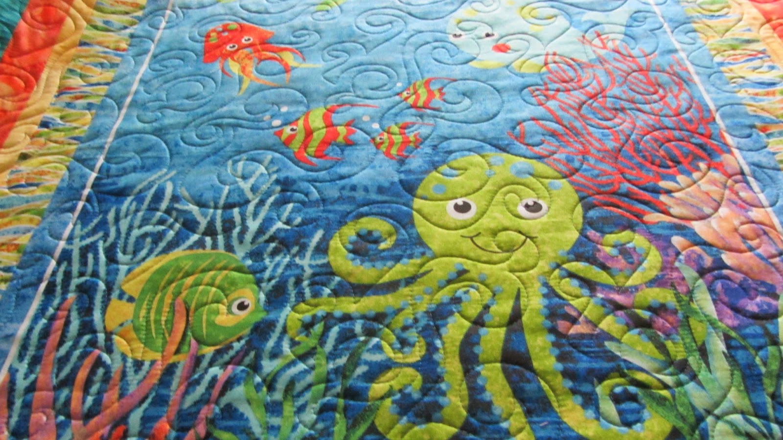 Quilting Square One: some birds, a little sea life ,kitties, music and ...