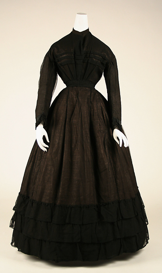 Stepping Into History: 1860s Mourning Dress