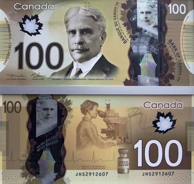 MAD: The Bank of Canada announced first began issuing plastic banknote