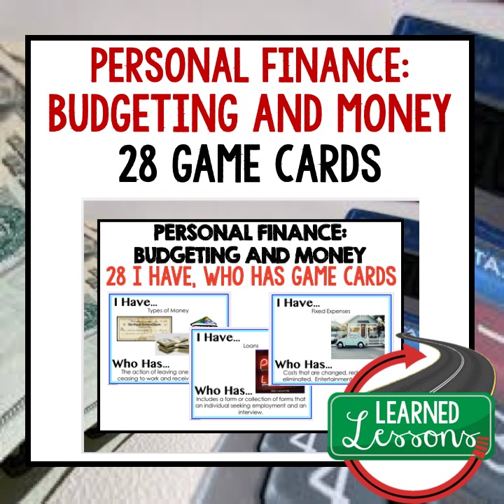 Economics, Free Enterprise Game Cards, Test Prep - Learned Lessons ...
