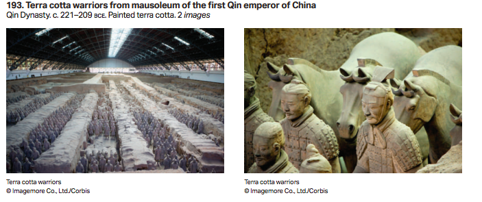 AP Art History 250: 193. Terracotta warriors