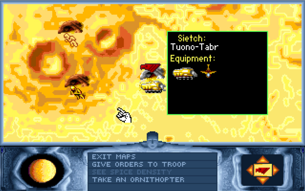 The Best Games Ever: Dune 1 - Fremen Sietch Caves Locations Screenshot