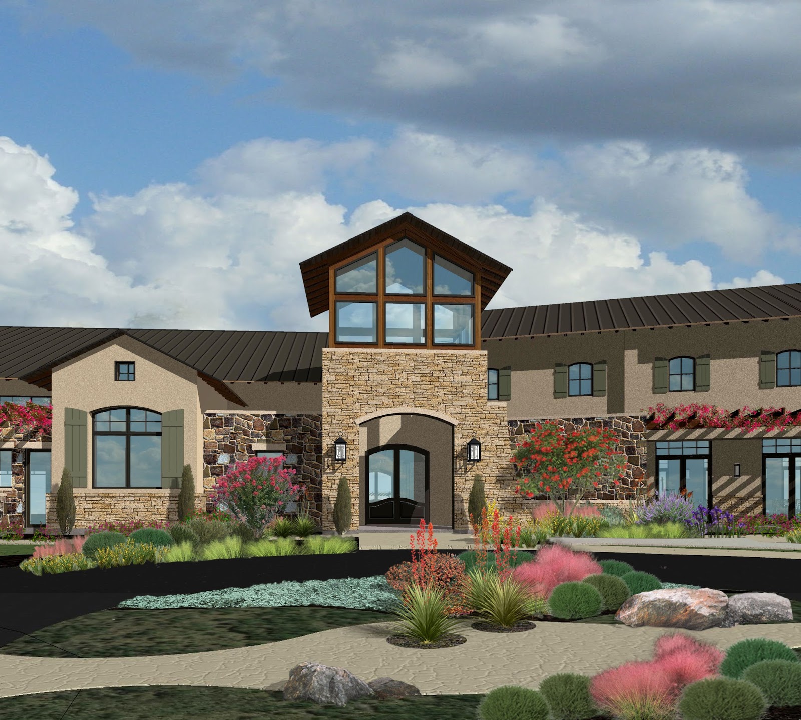 Light Studio Renderings: Entrances and Gate Renderings