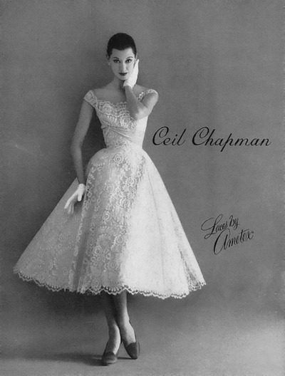 Couture Allure Vintage Fashion: Weekend Eye Candy - Ceil Chapman, 1956