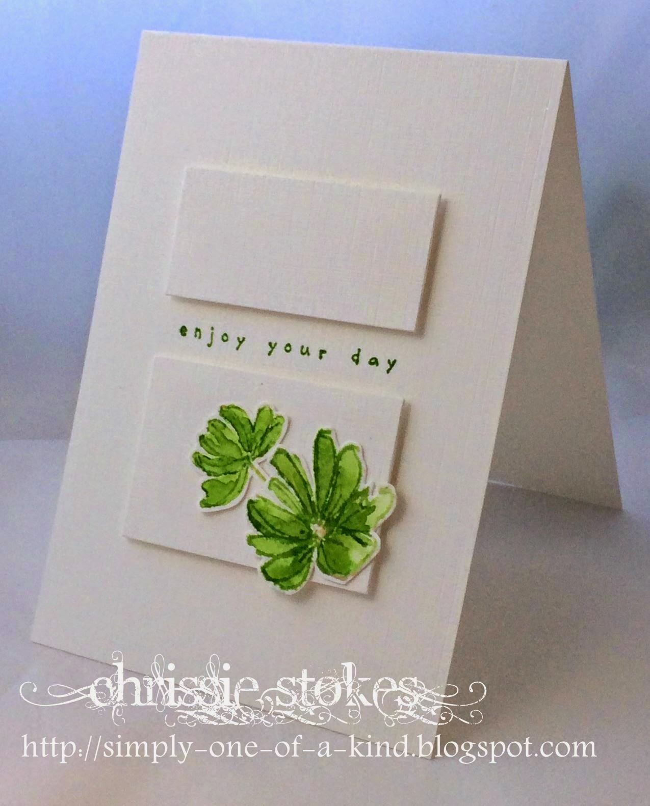 Simply One of a Kind: More green