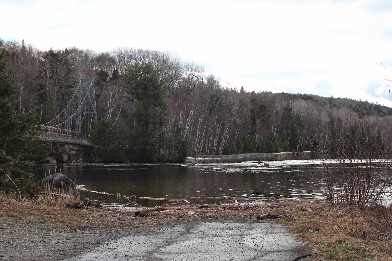 Waterfalls and More: Shogomoc Suspension Bridge