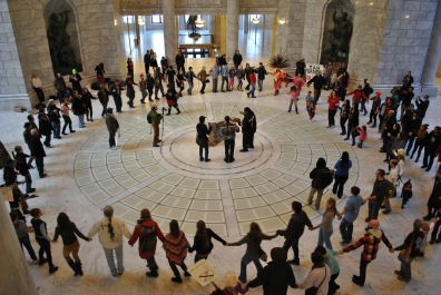 History is made at night: Idle No More: Round Dance Revolution