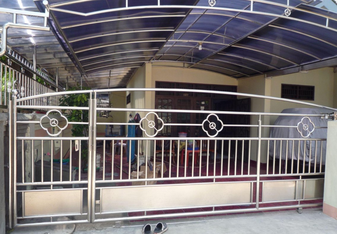 √ 35 Desain Model Pagar Stainless Steel Minimalis Masa Kini