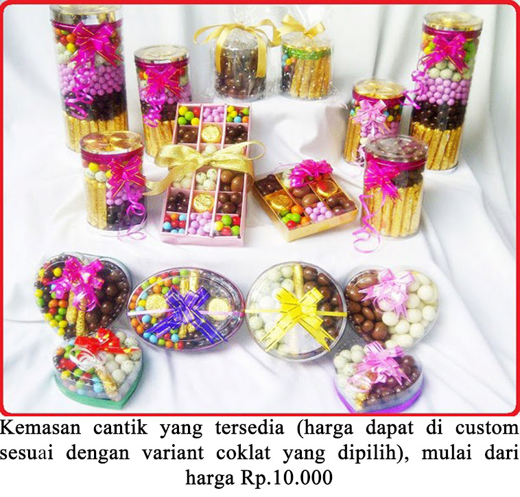 Kedai Coklat KOE: Packing Dalam Bentuk Tabung, Kotak Love & Plastik