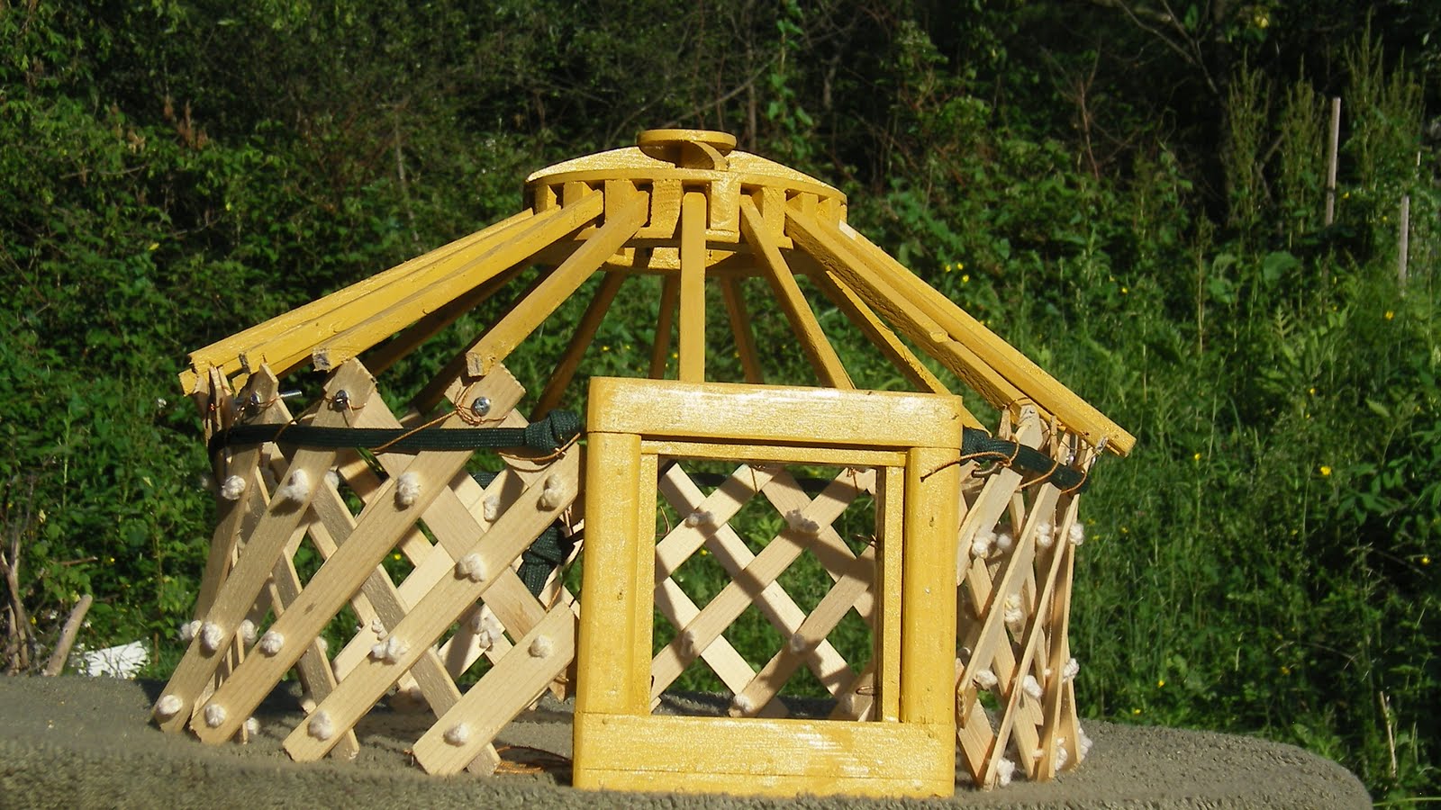 FOR LOVE OF YURTS: Images of Prototype Yurt Model For Yurt Building ...