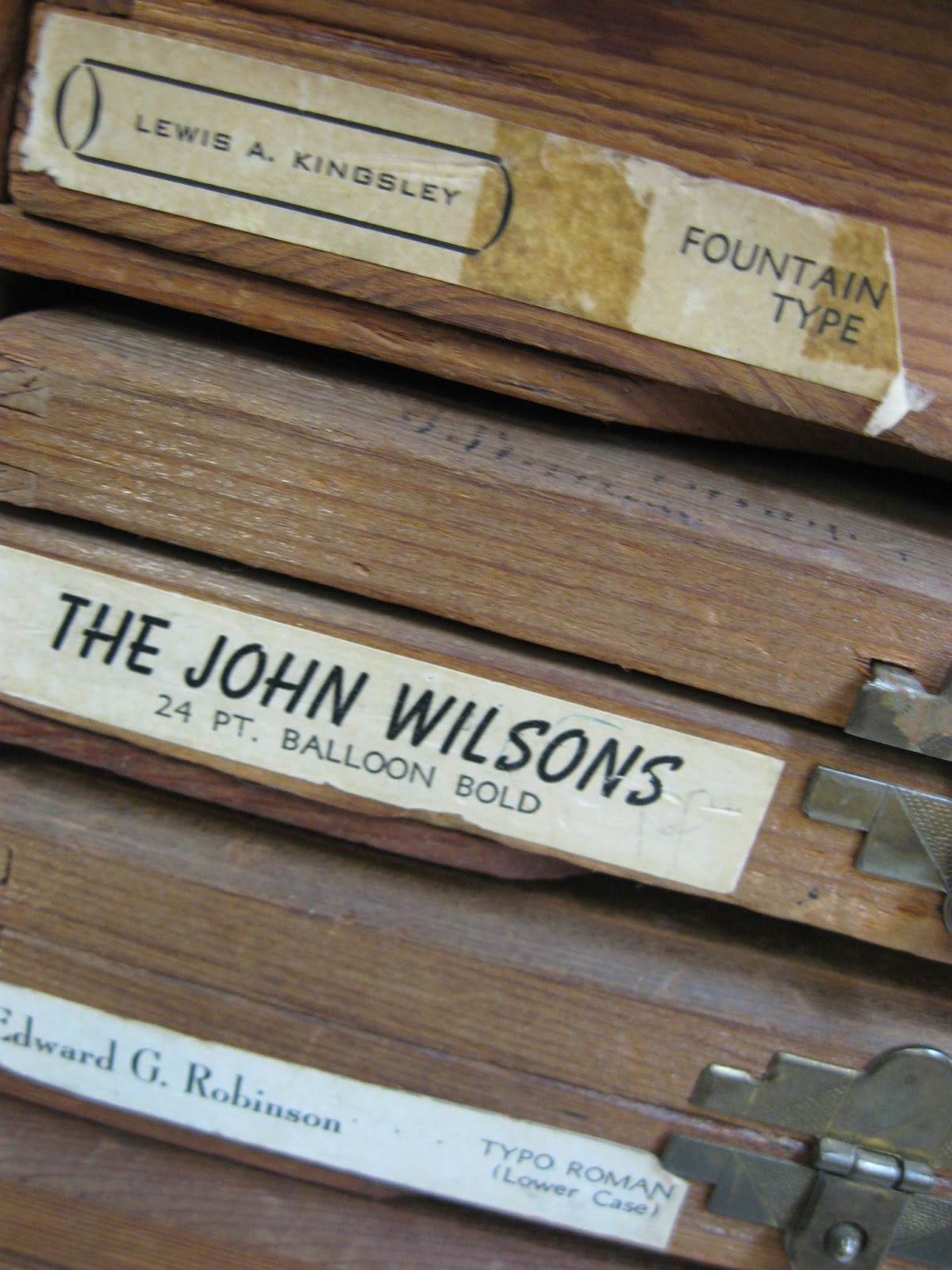 Treasures from the Heart: Kingsley Type Set in Boxes