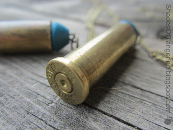 Shades Of Tangerine: Bullet Necklace (DIY)