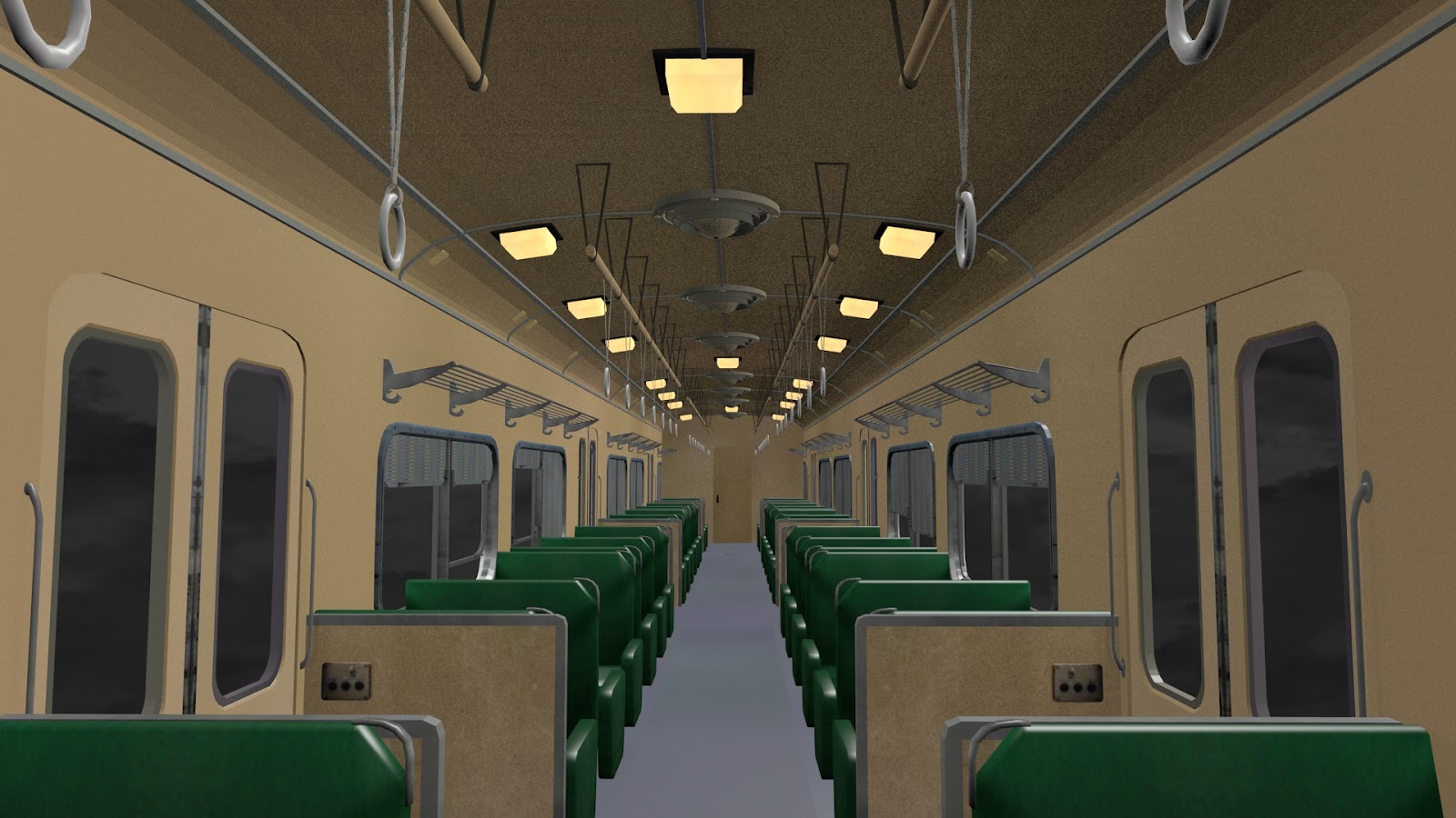 Ferrocarril Sarmiento Virtual: Capturas del MSTS y Renders