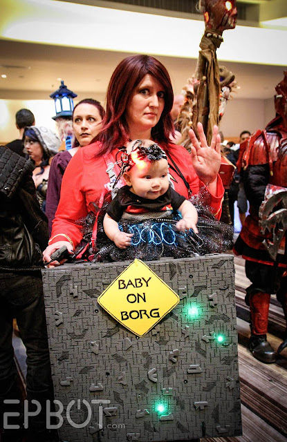EPBOT: This "Baby On Borg" Is The Cutest Punny Cosplay From Dragon Con