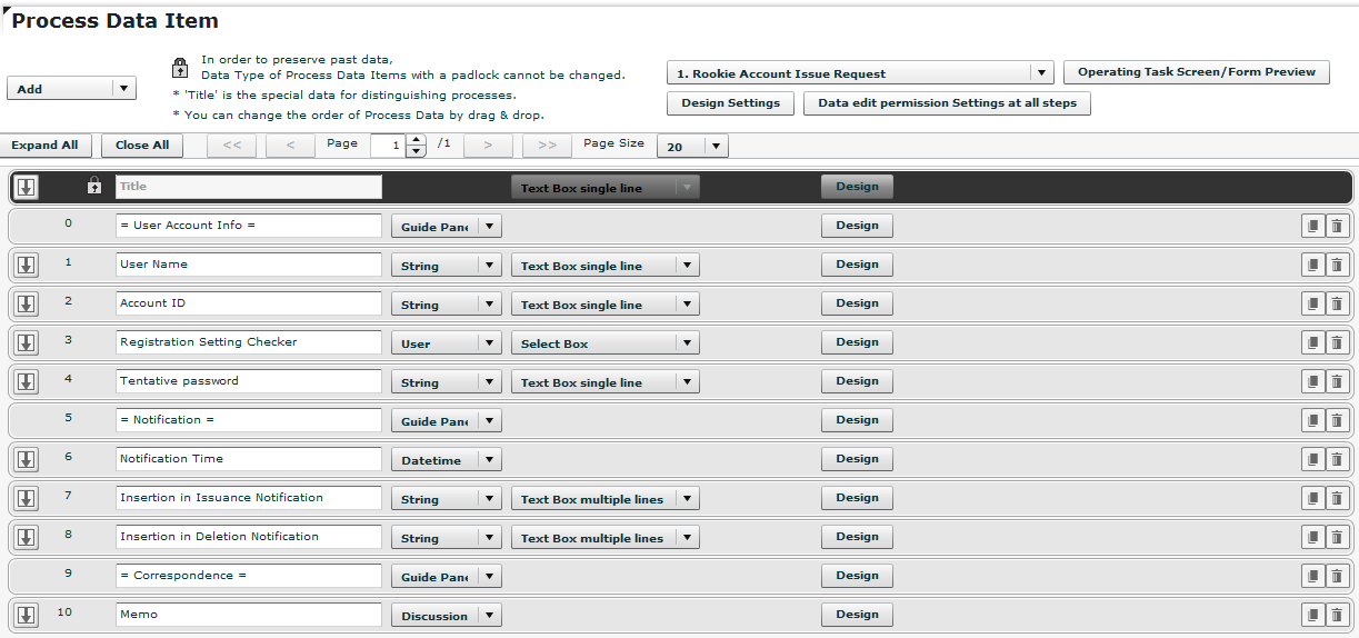 Workflow Sample: User Account Issuance Flow to Support the Internal Control
