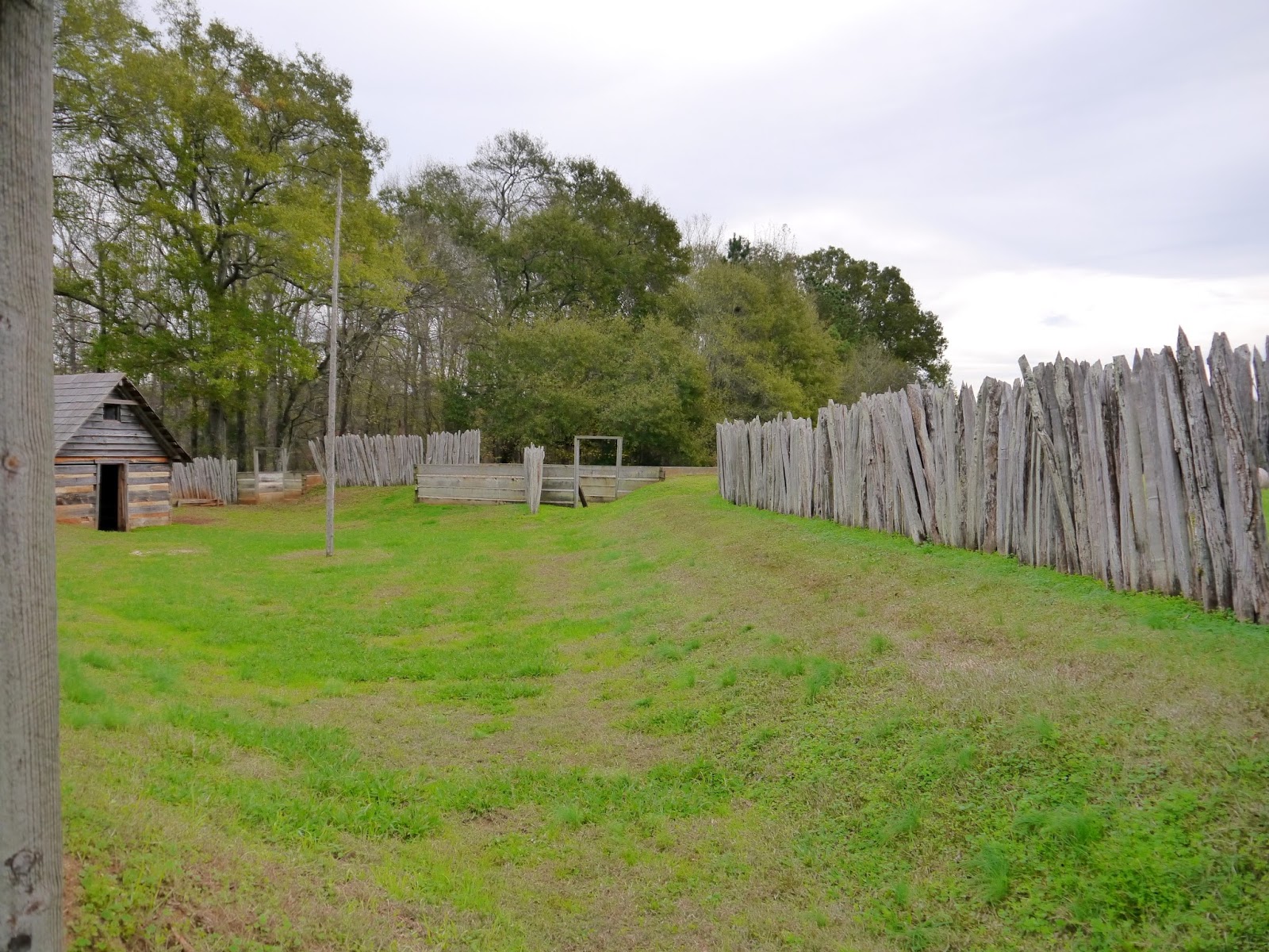 American Travel Journal: Stockade Fort - Ninety Six National Historic Site