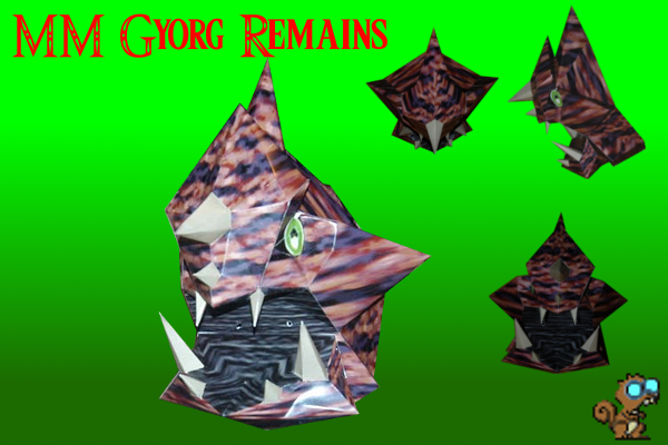 Sabidiet's Papercrafts: Majora's Mask Gyorg Remains + Sneak Peek