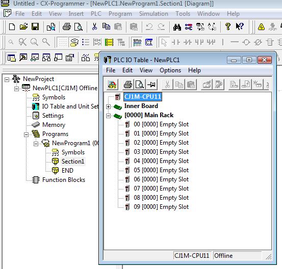 I/O Table and Unit Set Up